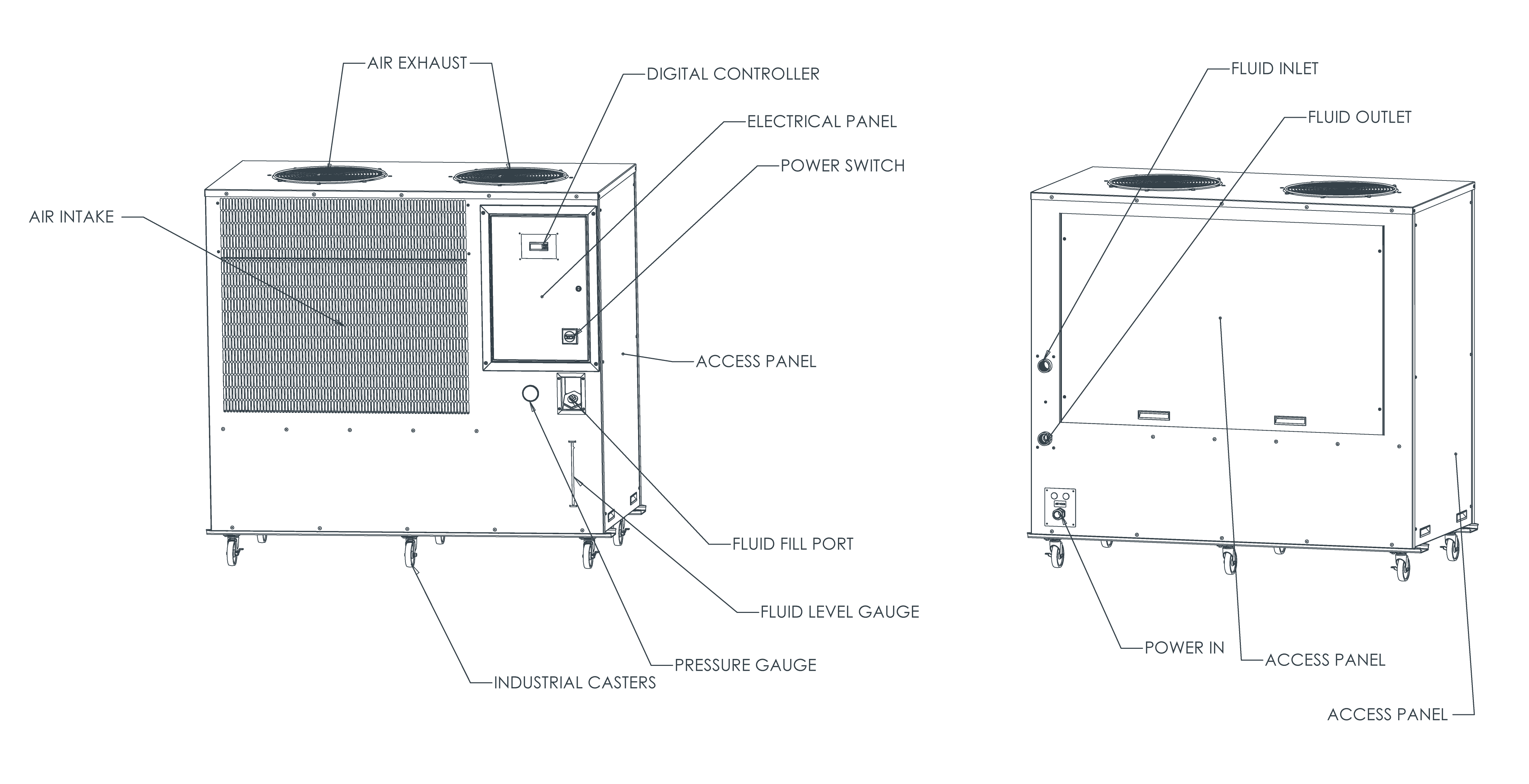 Deep Freeze 10 Ton Low Temp Chiller | North Slope Chillers